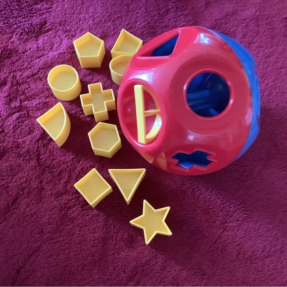 Tupperware | Toys | Tupperware Shape O Ball Rattle Babies Preschool Toy ...